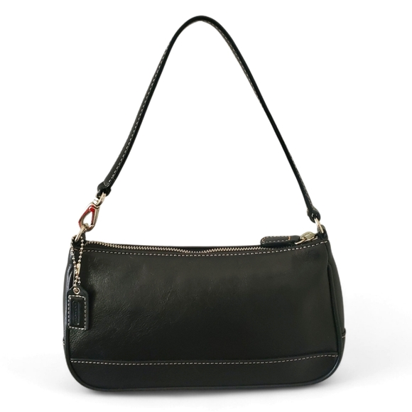 Coach | Bags | Coach Hampton 7785 Vintage 9s Y2k Black Leather Demi ...